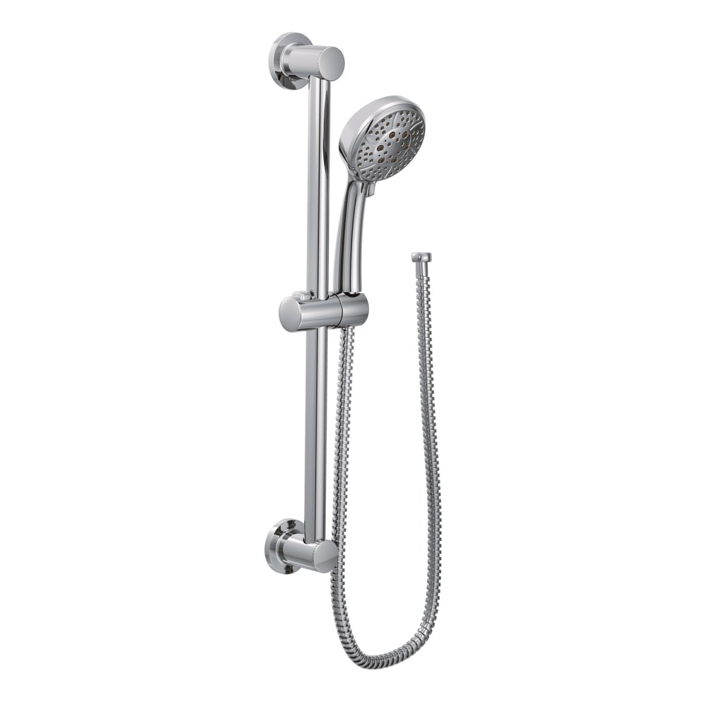 Moen Core Handheld Shower Head with 30-in Slide Bar, Chrome | Canadian Tire