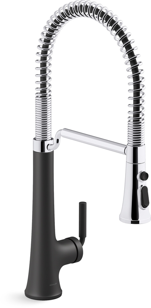 Kohler Tone Pull-Down 1-Handle Semi-Professional Kitchen Faucet, Matte ...