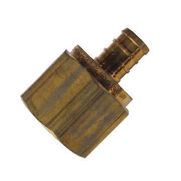 Waterline Solid Brass Female Pipe Adapter for PEX Pipe, 1/2-in ...