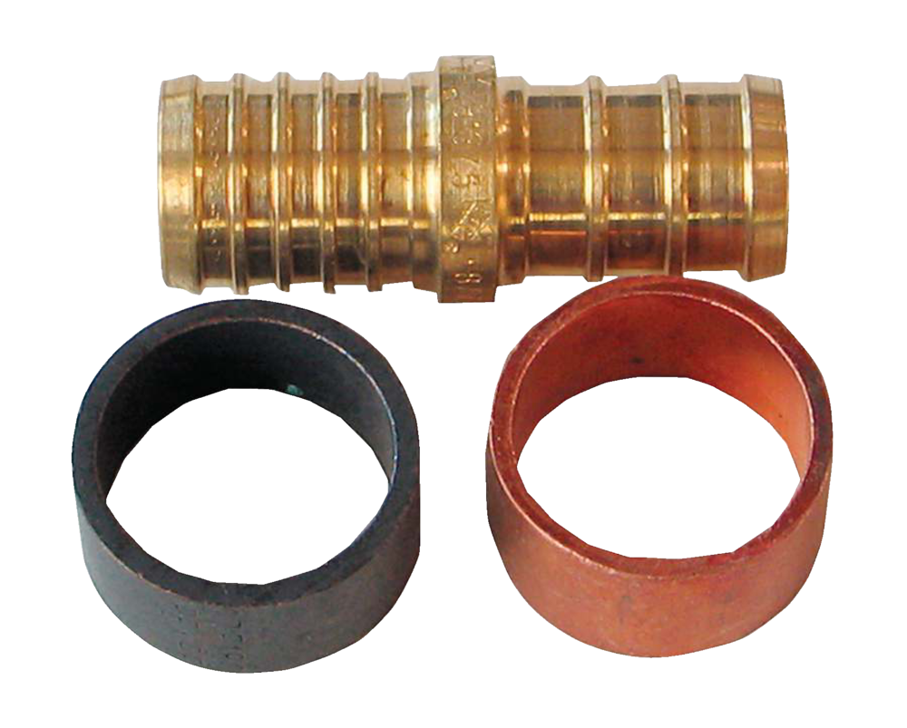 Waterline Connect Adapter for PEX Clamps & Rings, 1/2-in PEX x 1/2-in ...