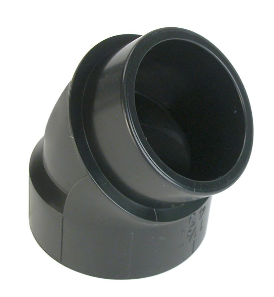Bow ABS/DWV 45-Degree Elbow Fitting, Spigot, Black, 1-1/2-in | Canadian Tire