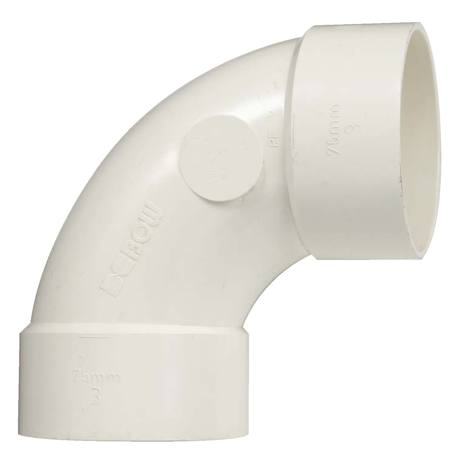 Bow PVC 90-Degree Elbow for Sewer and Drainage Fitting, White, Assorted Sizes | Canadian Tire