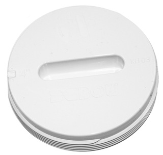 Bow PVC Flush Fit Threaded Plug for Sewer and Drainage Fitting, White ...