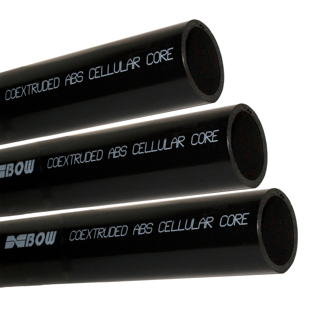 Bow ABS Cell Core Foam Pipe with Corrosion Resistance, 2-in x 12-ft ...