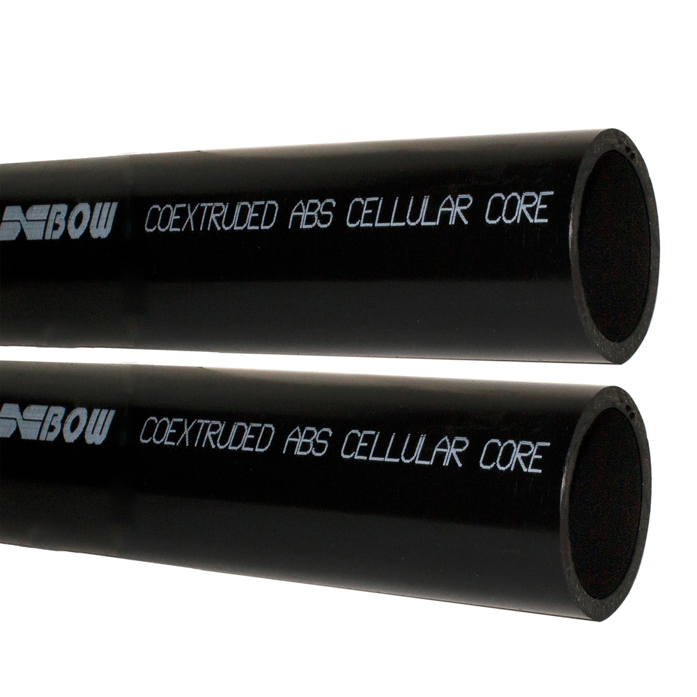 Bow ABS Cell Core Foam Pipe with Corrosion Resistance, 3-in x 12-ft ...