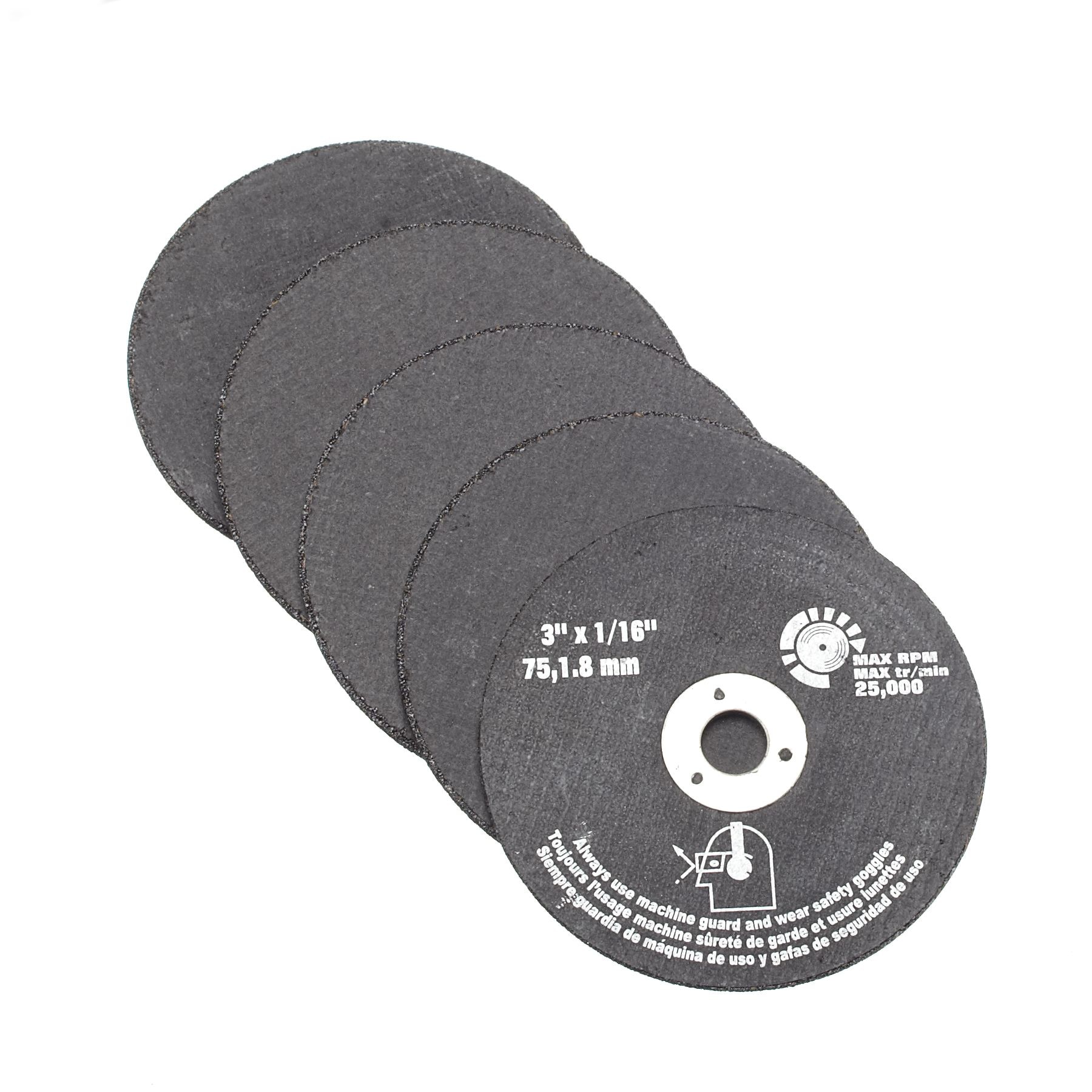 Mastercraft Cutting Wheel/Disc, 1/16 x 3-in, 5-pc | Canadian Tire