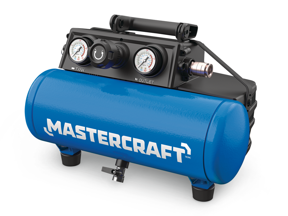 Mastercraft 20V 1 Gallon Battery Air Compressor, Bare Tool, PWR POD ...