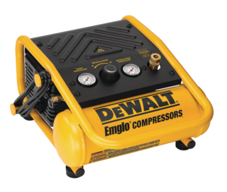 DEWALT 1-Gallon Oil-Free Portable Electric Trim Air Compressor, 135 PSI ...