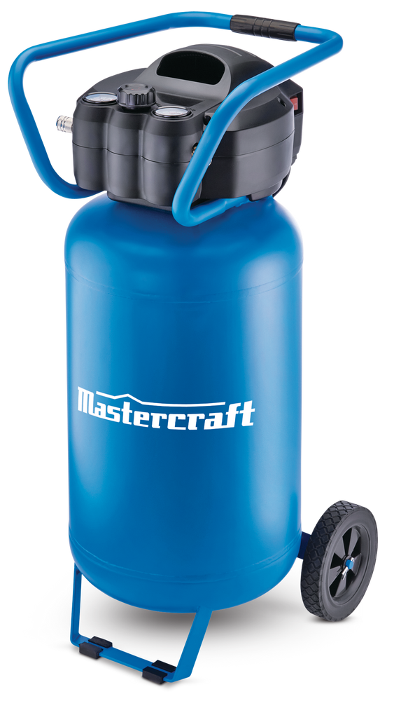 Mastercraft 15-Gallon Oil-Free Portable Vertical Air Compressor, 150 ...