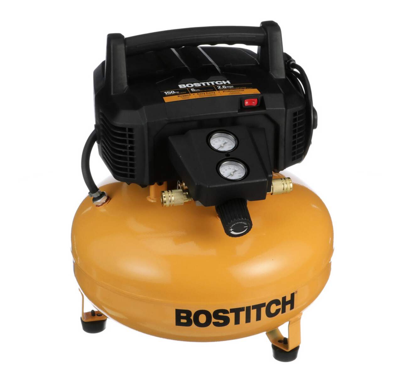 Bostitch Oil Free Portable 3 Gun Pancake Air Compressor Combo Kit 150 PSI Canadian Tire
