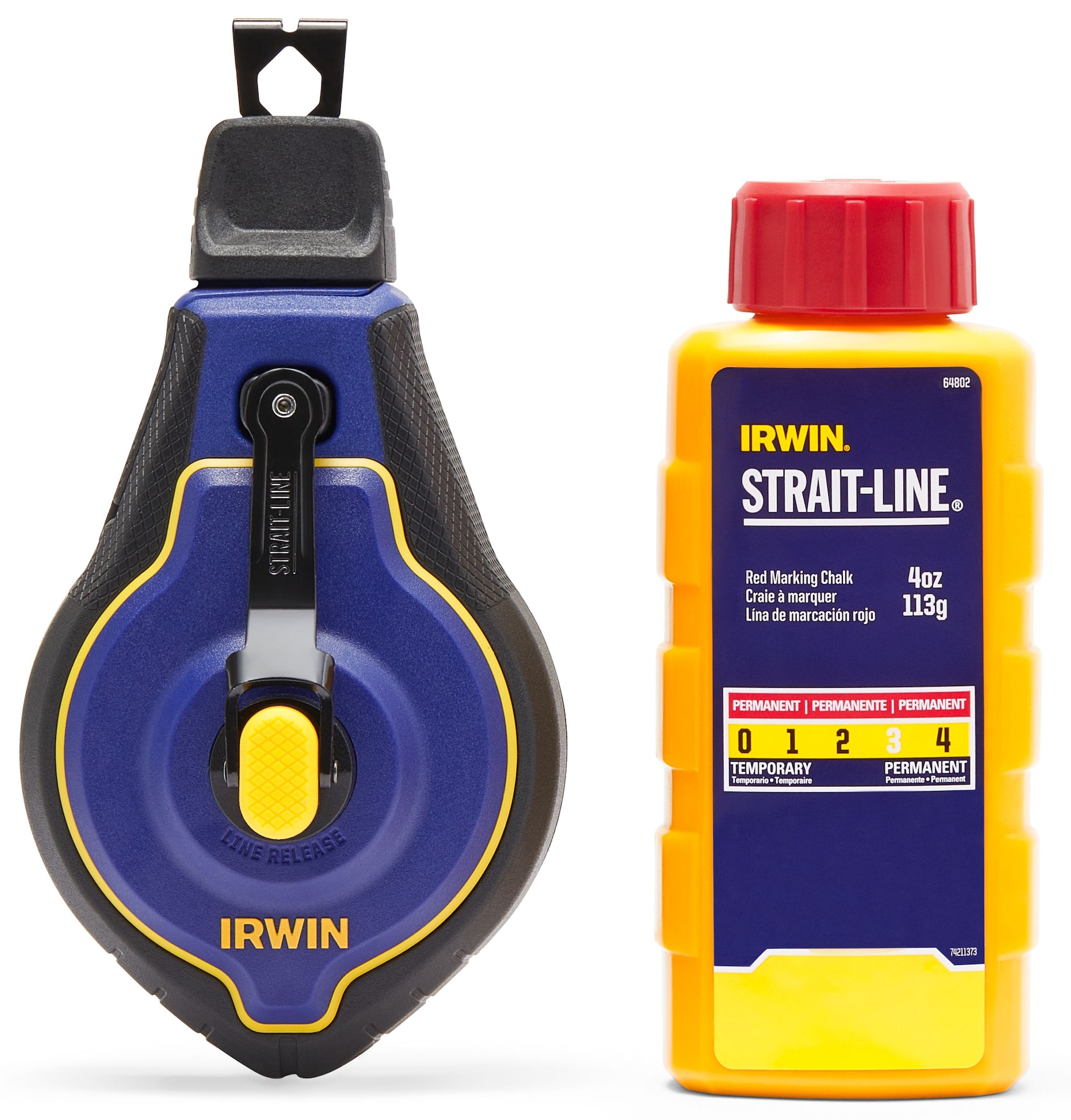 Irwin STRAIT-LINE Speedline Pro Chalk Reel, Red, 100-ft | Canadian Tire