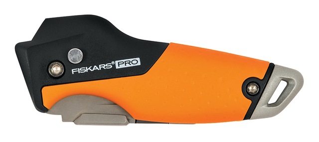 Fiskars Pro Folding Blade Utility Knife, Black/Orange | Canadian Tire