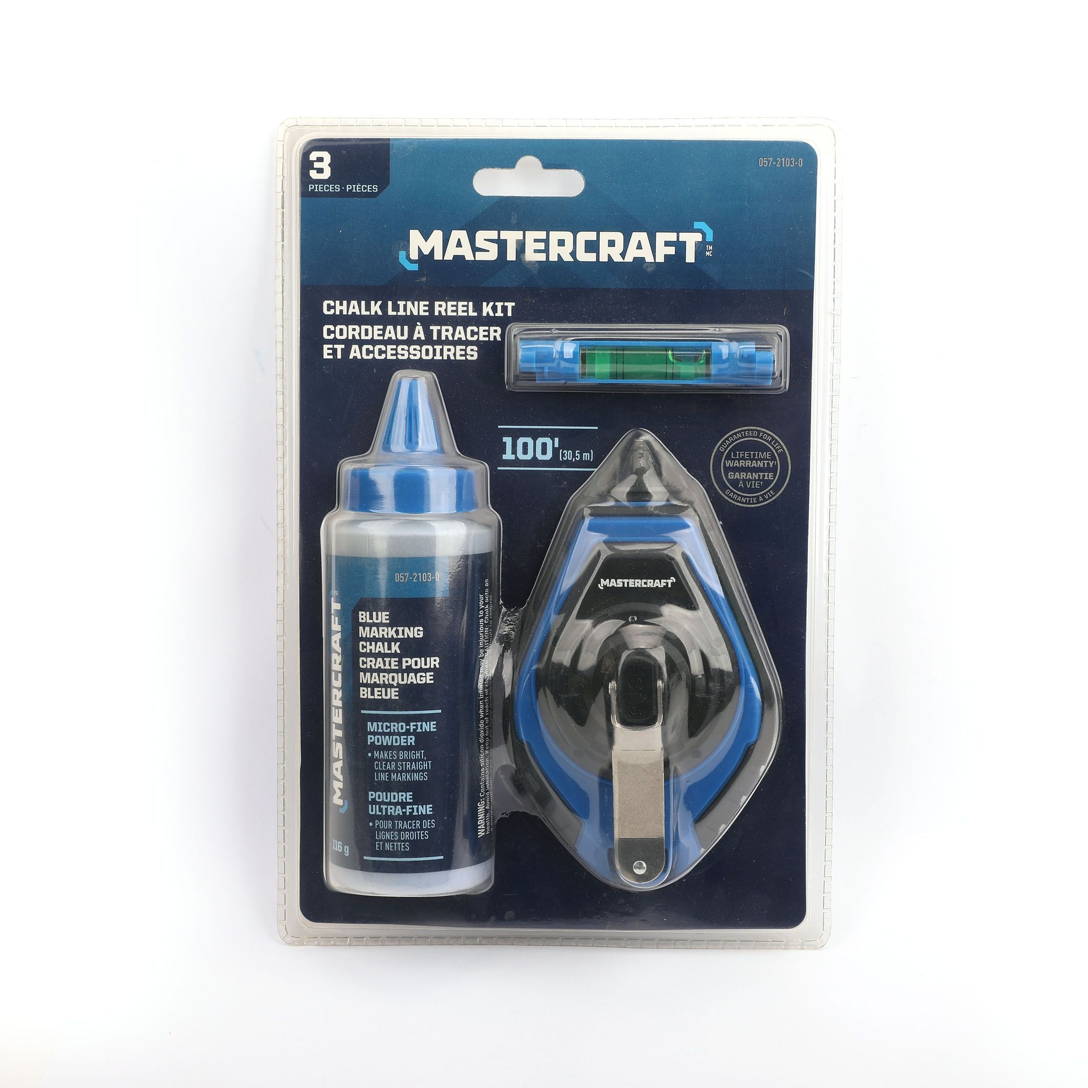 Mastercraft Blue Marking Chalk Line Set, 3-pc | Canadian Tire