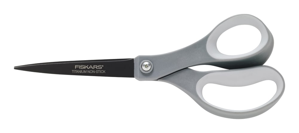 Fiskars Titanium Non-stick Performance Scissors, 8-in, Grey | Canadian Tire