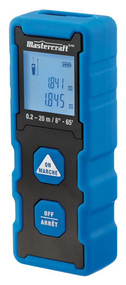 Mastercraft Laser Distance Meter/Measurer, 65-ft | Canadian Tire