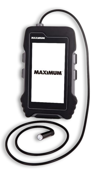 MAXIMUM 35.5-in Cable Digital Inspection Camera with 4.3-in LCD Screen ...