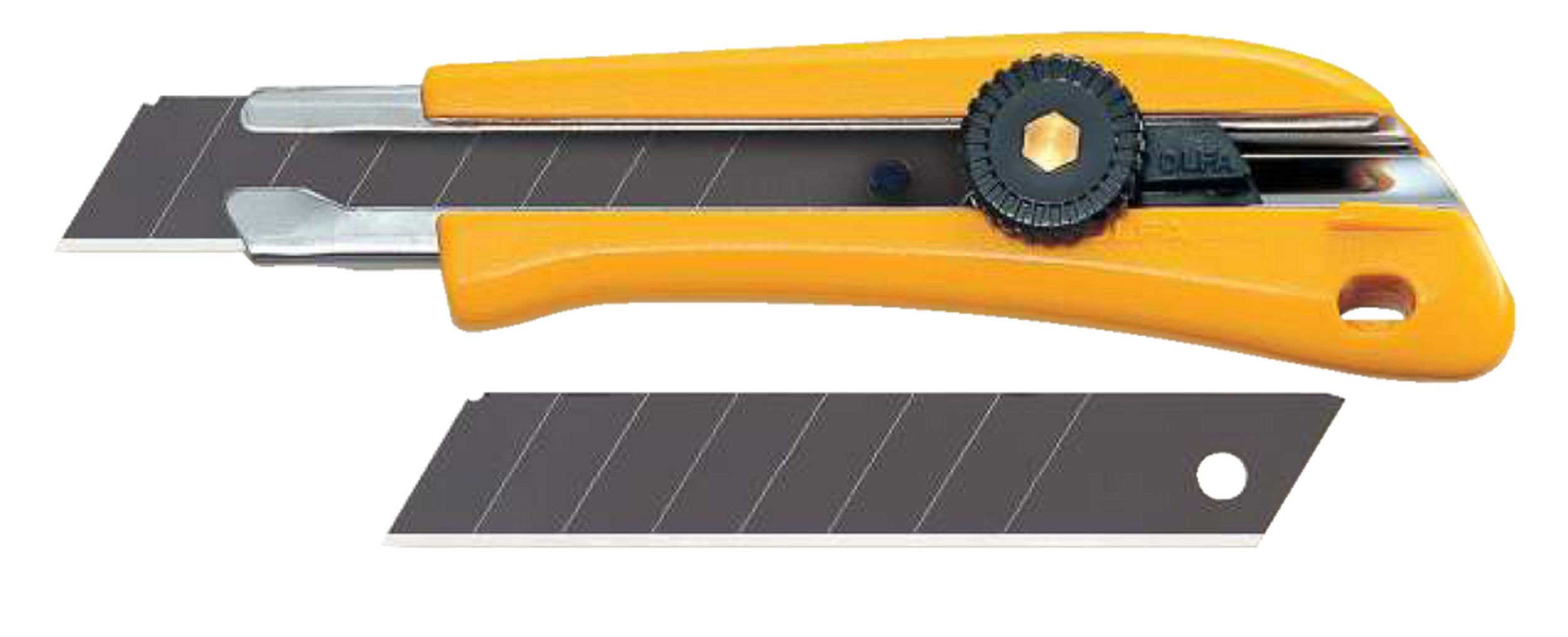 OLFA BN-L/LBB10 1092961 Heavy-Duty Snap-off Utility Knife with Bonus Blades, 18-mm, Yellow/Black ...