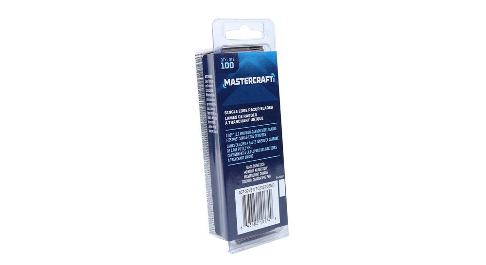 Mastercraft Single-Edge Replacement Razor Blades, 100-pk | Canadian Tire