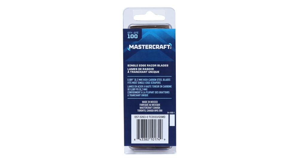 Mastercraft Single-Edge Replacement Razor Blades, 100-pk | Canadian Tire