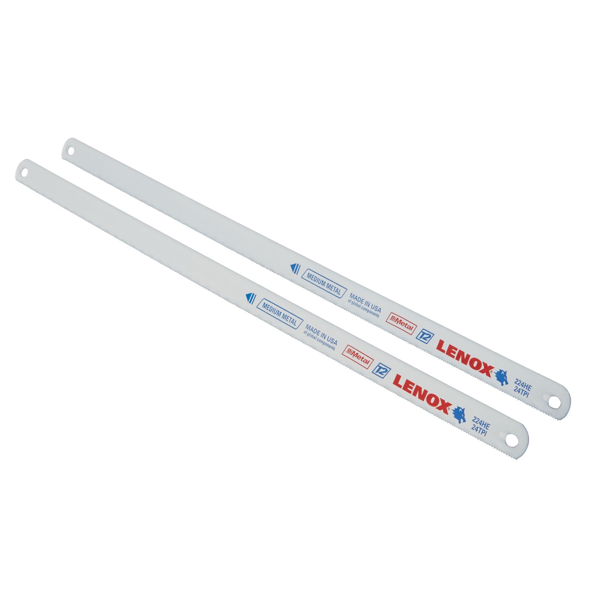 Lenox 23930T024HE 10 in 24 TPI Bi Metal Hacksaw Blade Set 2 pk Canadian Tire