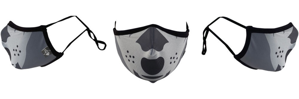 Jumpstart Wolf Combo Adjustable Youth Reusable Face Masks, English, 2 ...