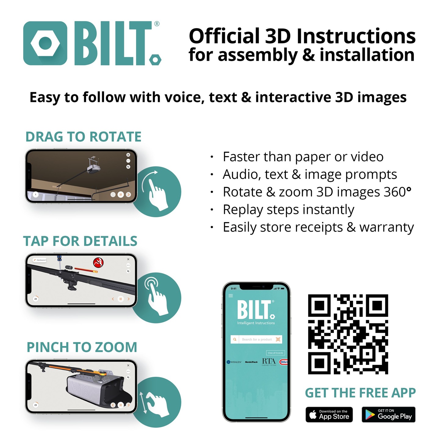 Chamberlain® C2405C 1/2-HP Chain Drive Garage Door Opener with Wi-Fi ...