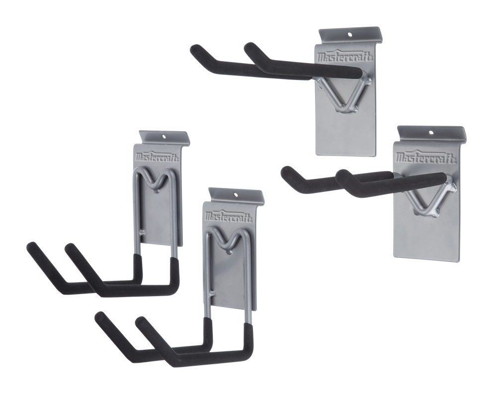 Mastercraft Slat / Track Wall Utility Hook Set, 4-pcs | Canadian Tire