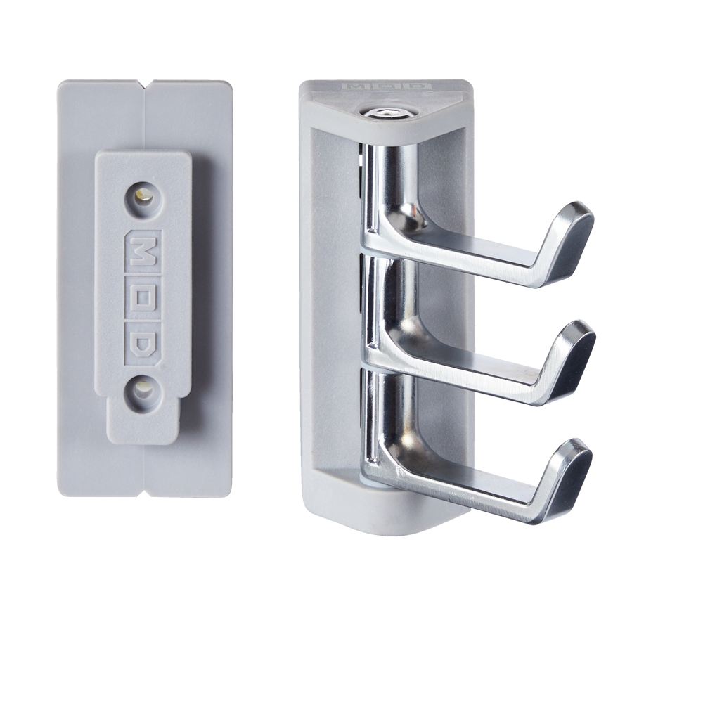 Mastercraft MOD Aluminum Wall Tri-Hook, 35-lb Load Capacity | Canadian Tire