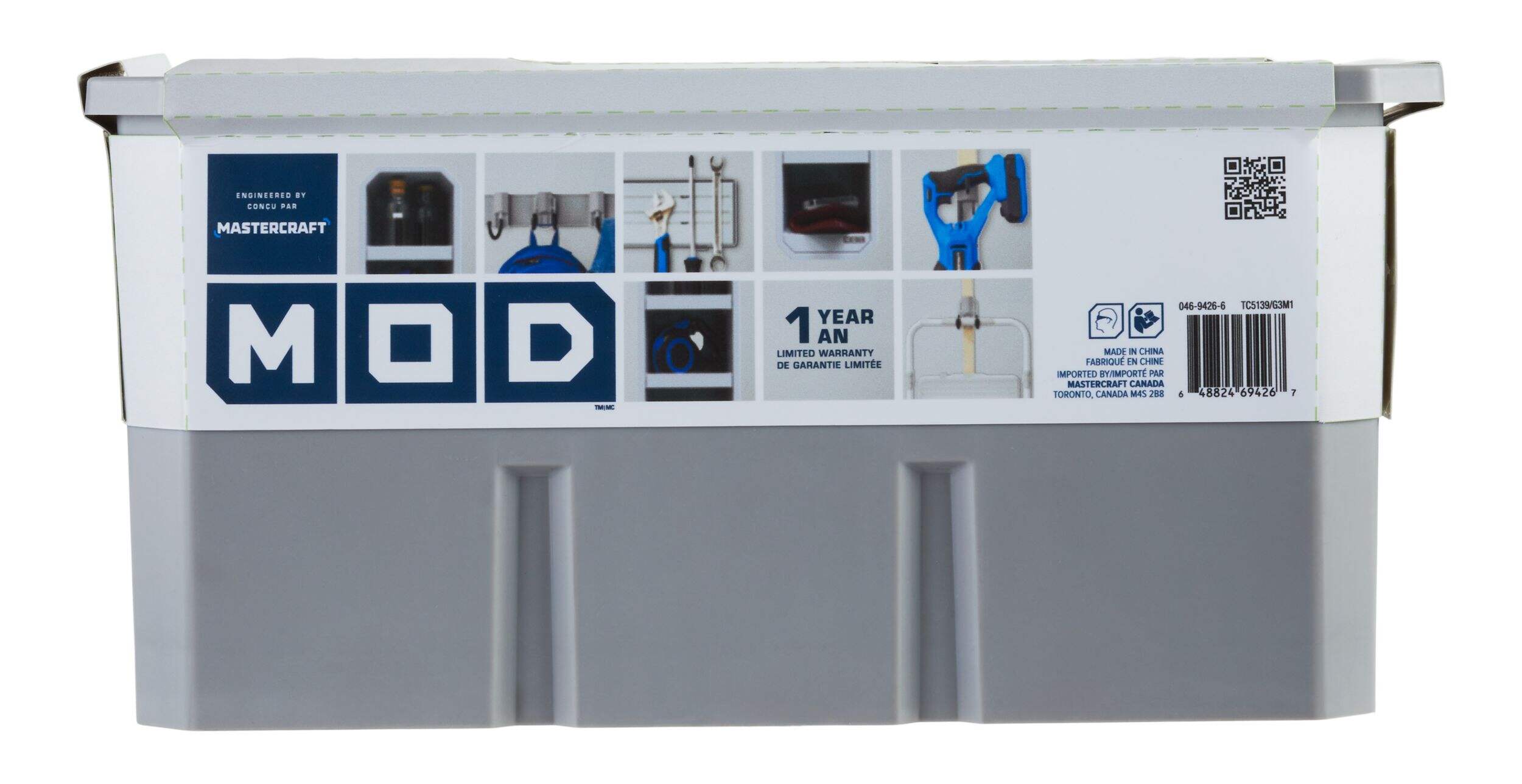 Mastercraft MOD 3-Shelf Cubby & Battery Holder/Organizer, 15-lb ...