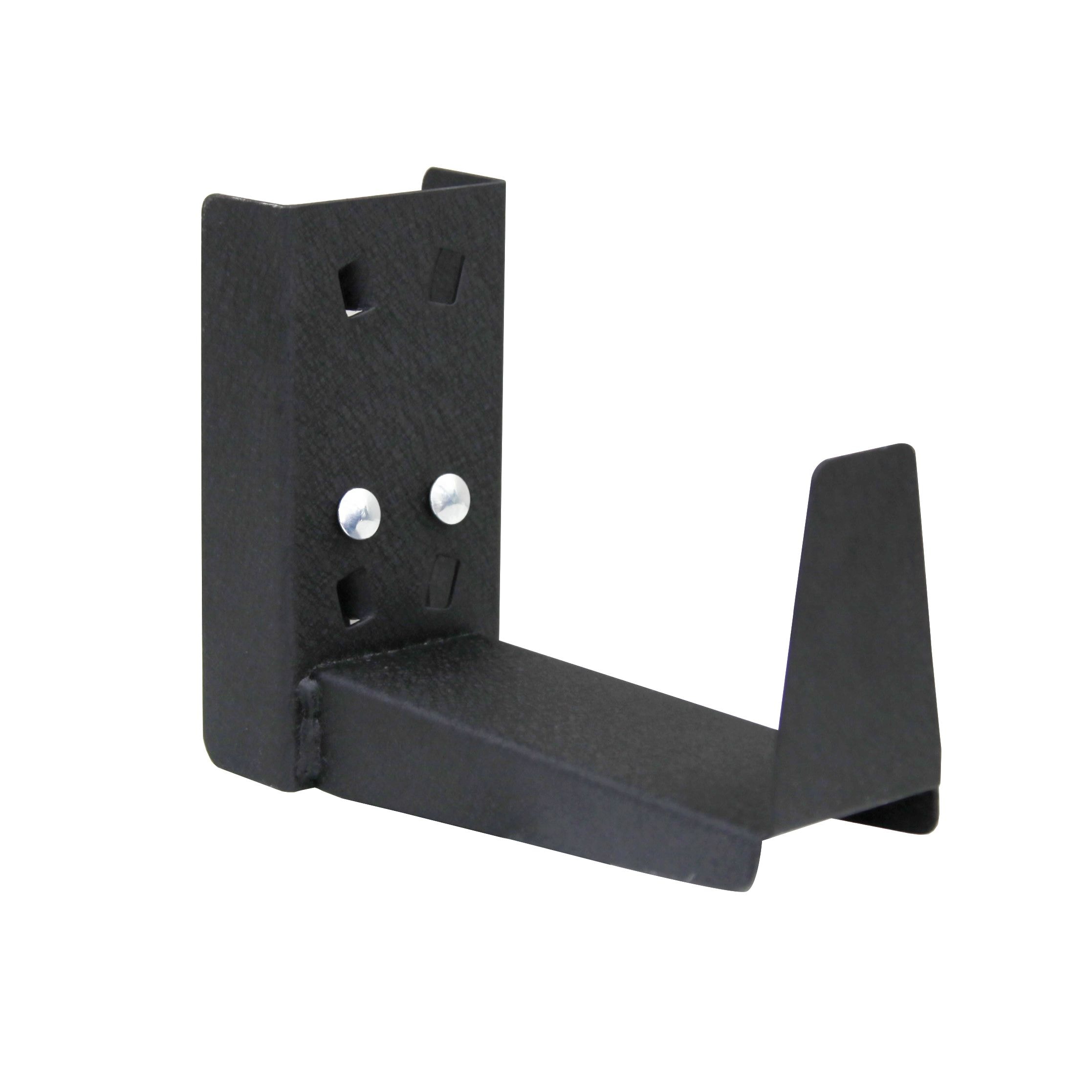 MAXIMUM Steel Rack Wall Bracket, Up to 25-lb Load Capacity, 6-in, Black ...
