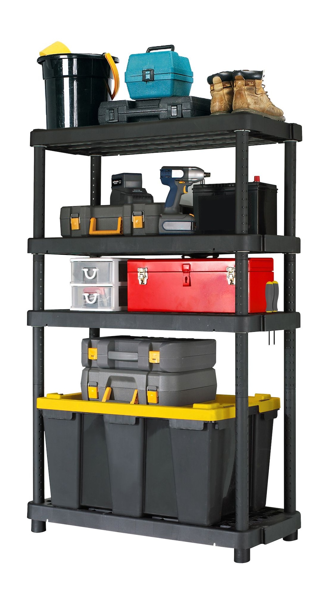 Heavy Duty Adjustable 4 Shelf Resin Rack | Canadian Tire