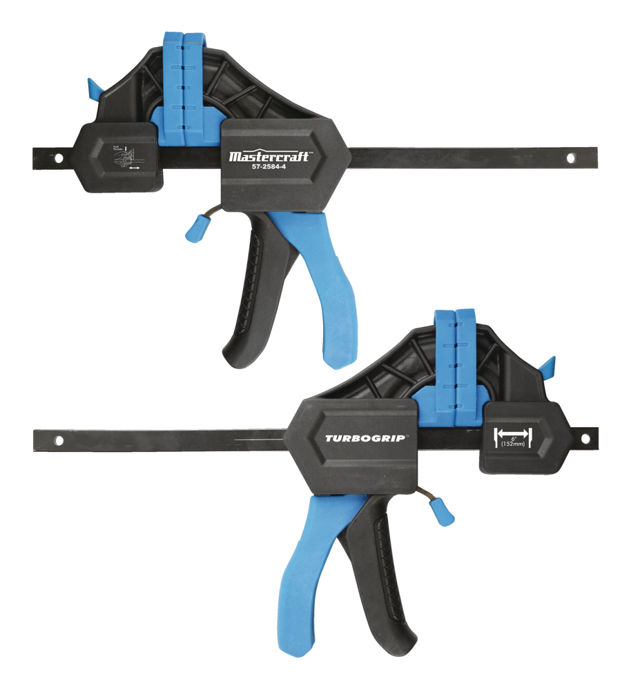 Mastercraft 6-in 132-lb Mini Trigger Bar Clamp with 1.7-in Throat, One ...