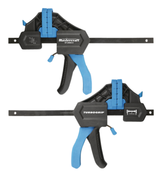 Mastercraft 6-in 132-lb Mini Trigger Bar Clamp with 1.7-in Throat, One ...