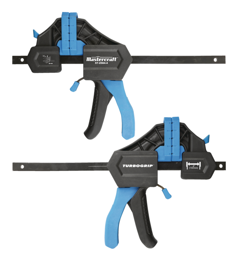 Mastercraft 6-in 132-lb Mini Trigger Bar Clamp with 1.7-in Throat, One ...