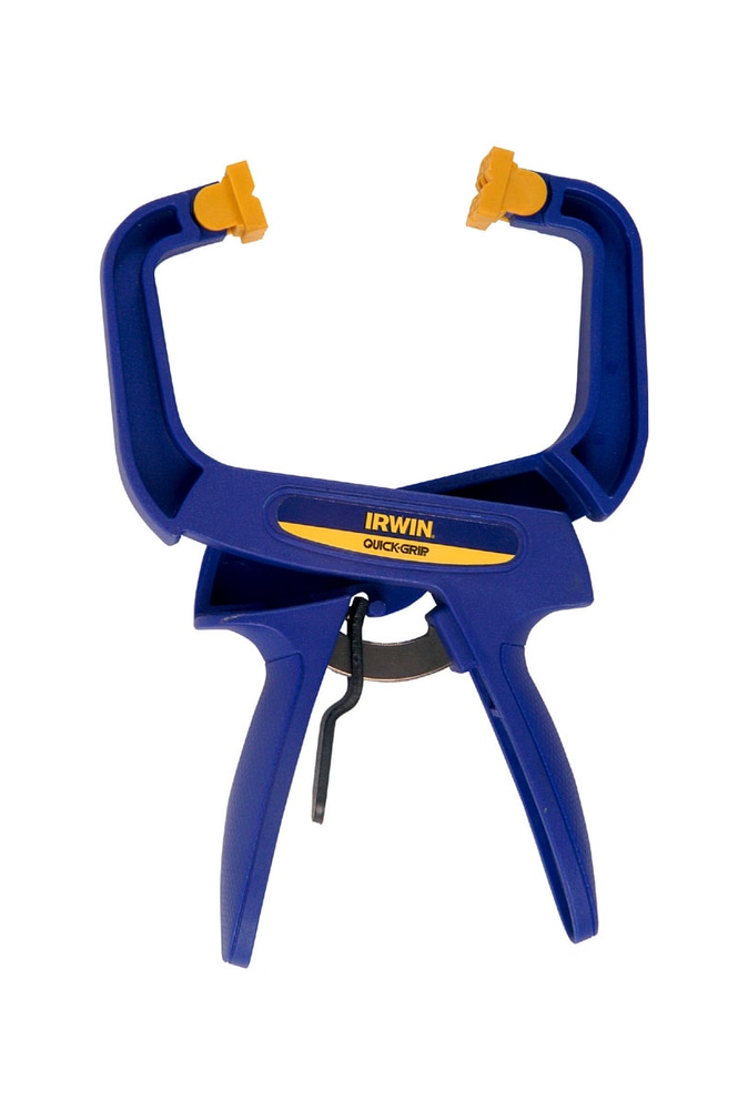 Irwin 4-in 40-lb Quick-Grip Ratcheting Spring Clamp, Handi-Clamp ...