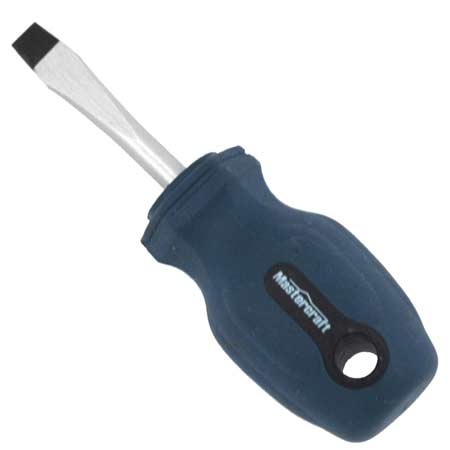 Mastercraft 1/4-in x 1.5-in Flat Head Stubby Screwdriver, Slotted ...