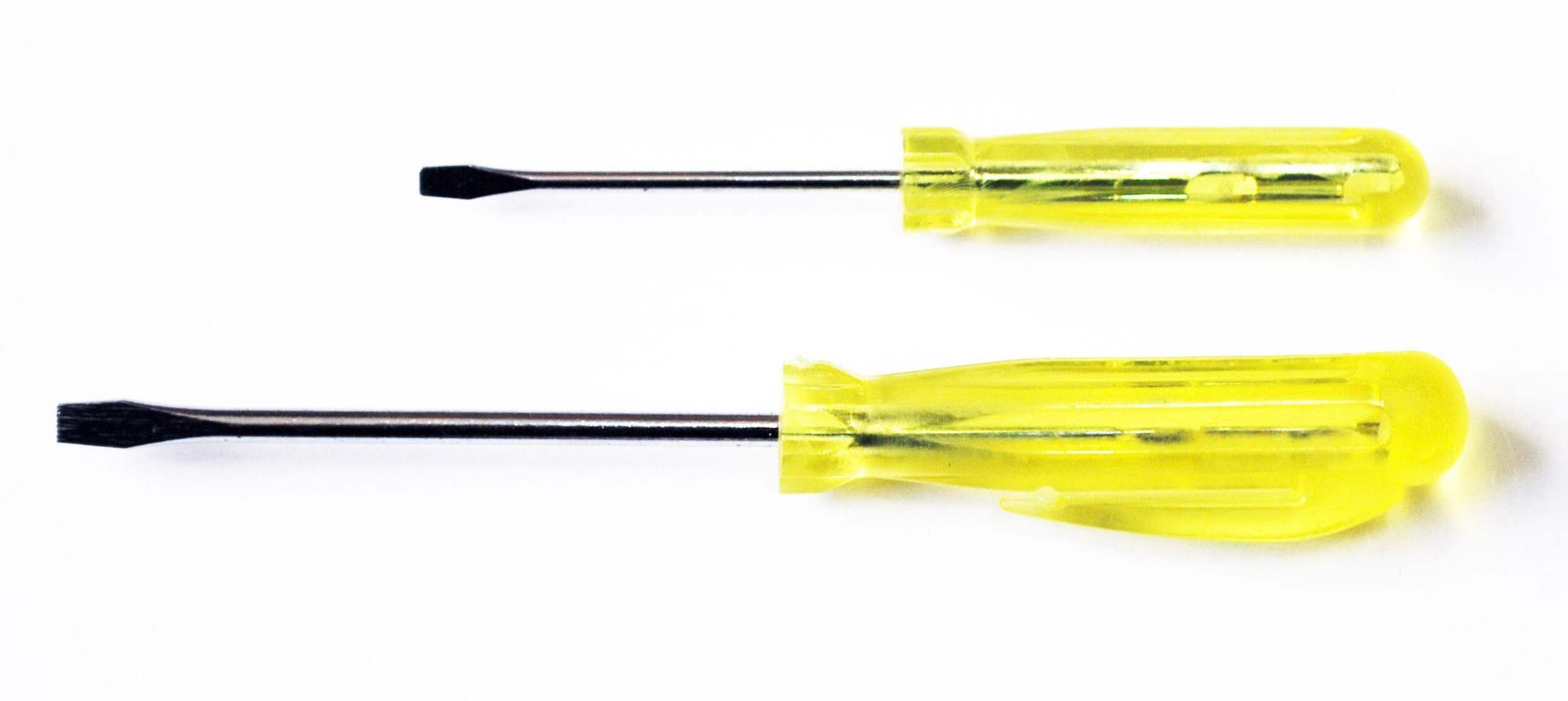 Mastercraft Mini Flat Head Screwdriver Set, 1/16" x 1-3/4" and 1/8" x 2 ...