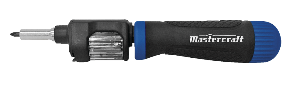 Mastercraft 13-in-1 Multi-Bit Ratcheting Screwdriver with Magnetic Bit ...