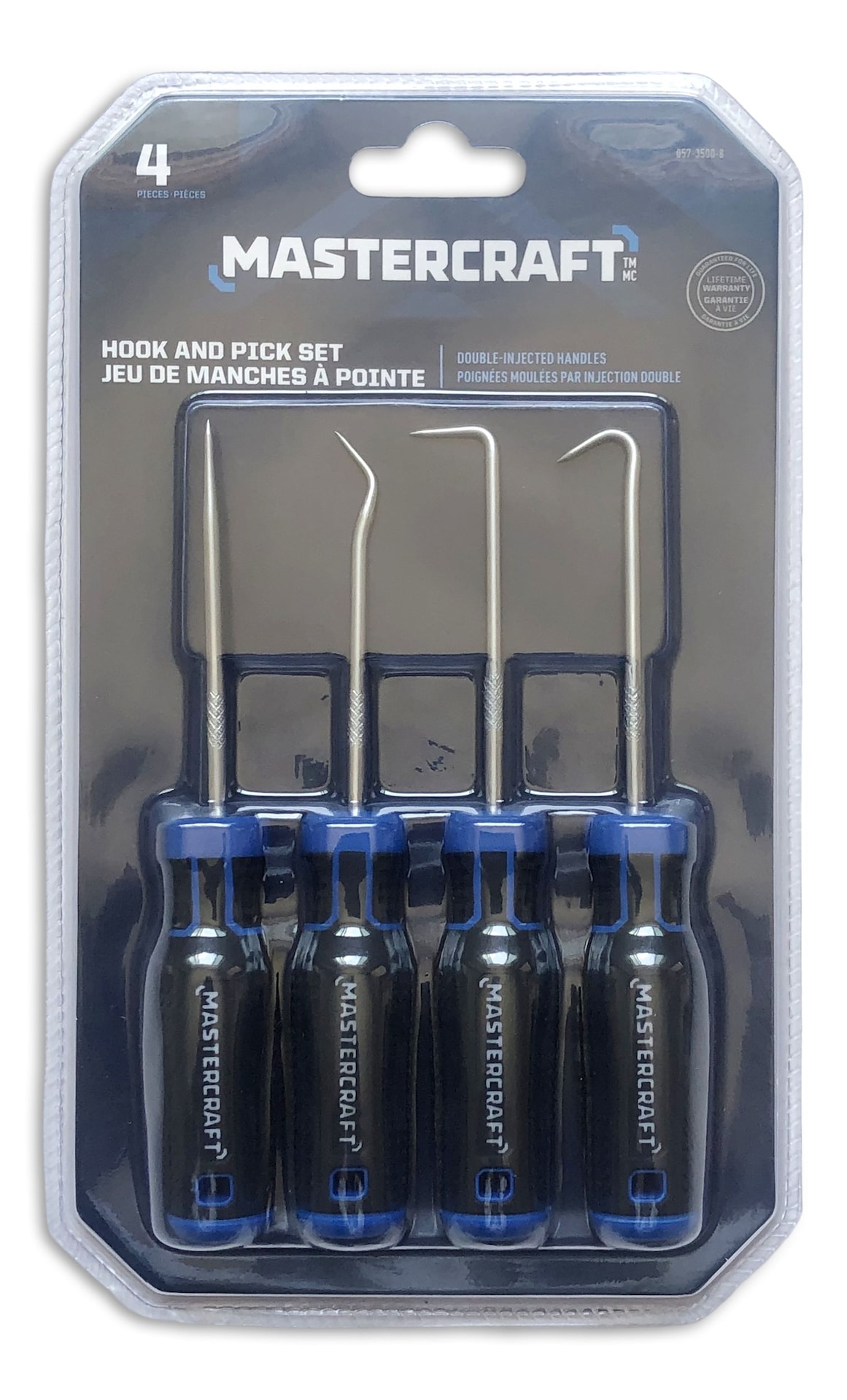 Mastercraft 4-pc Hook & Pick Set, AWL, 90-Degree, 45-Degree and Hook ...