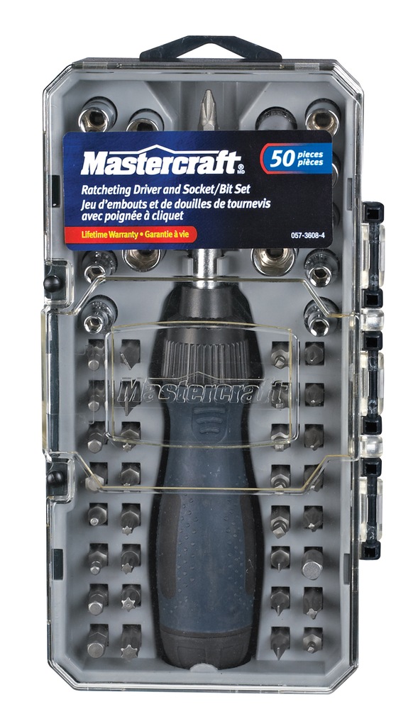 Mastercraft 50-Piece Socket and Bit Set | Canadian Tire