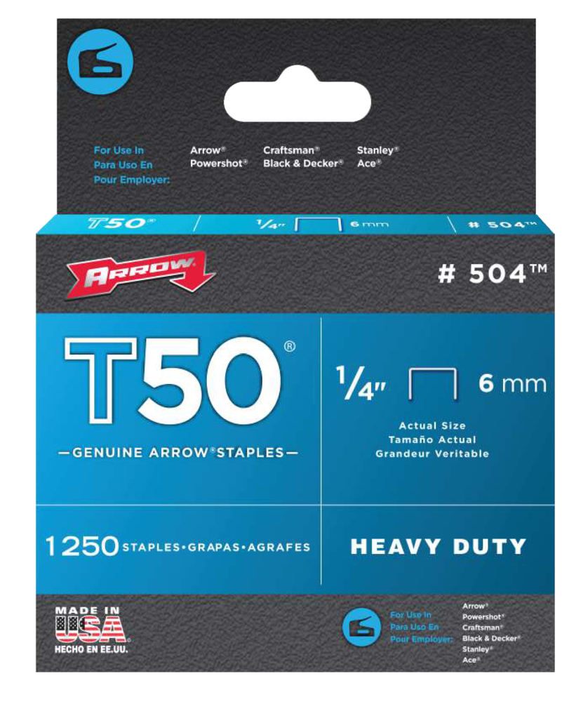 Arrow Fastener T50 Heavy Duty Staples, Assorted Sizes | Canadian Tire