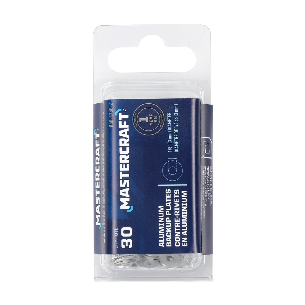 Mastercraft Aluminum Back-Up Plates, 30-pk, Assorted Sizes | Canadian Tire