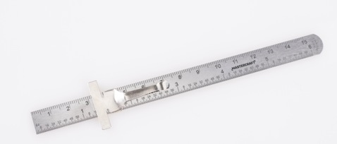 Mastercraft Flexible Stainless Steel Ruler, Easy-to-Read Etched ...