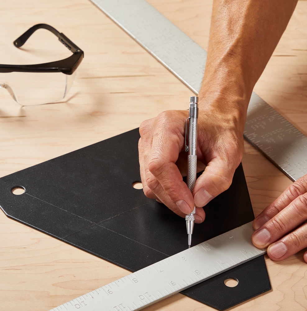 Mastercraft Carbon Scriber with Magnet, Knurled Aluminium Handle ...