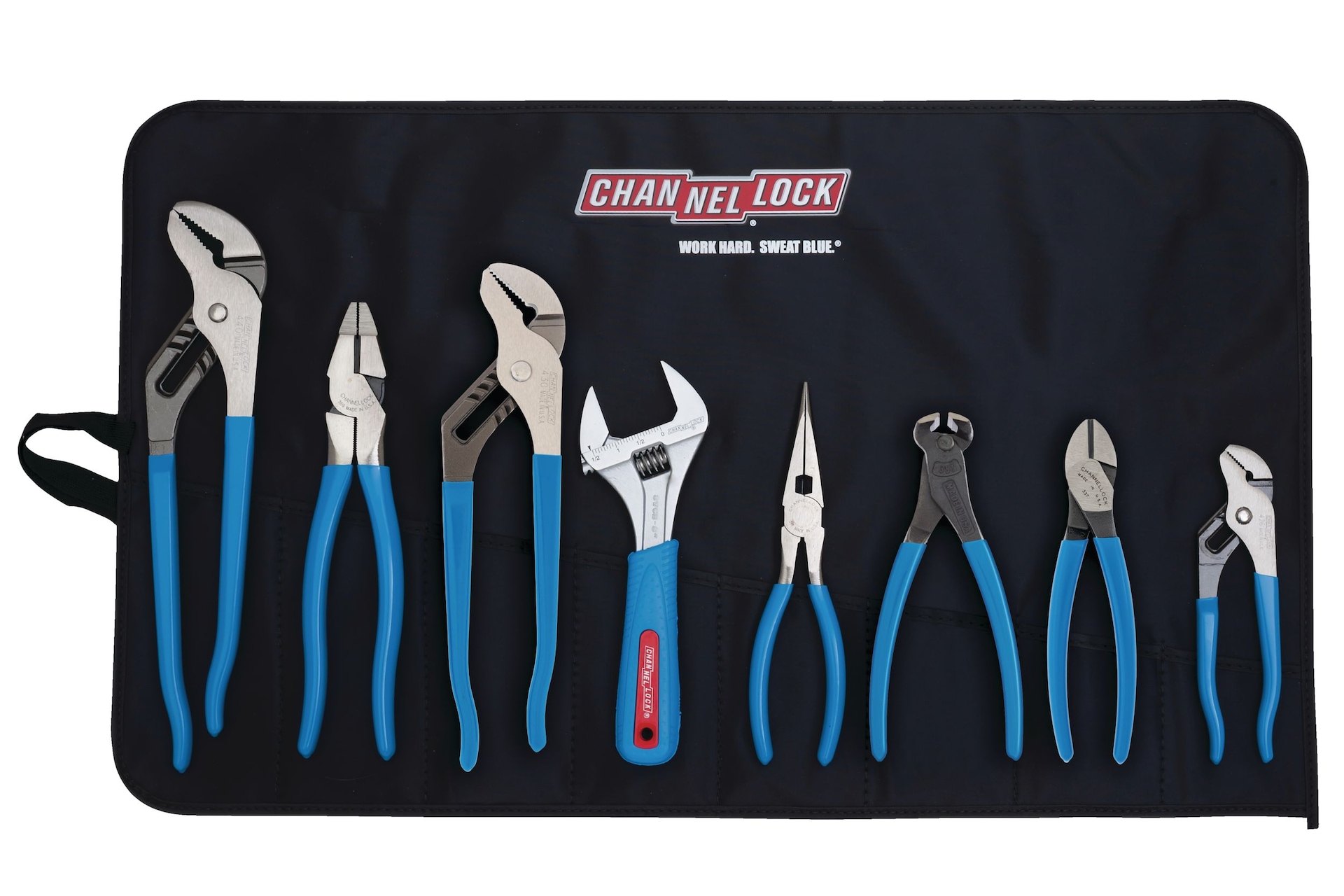 Channellock® Tool Roll-8 Professional Tool Set with Tool Roll, 8-pc ...