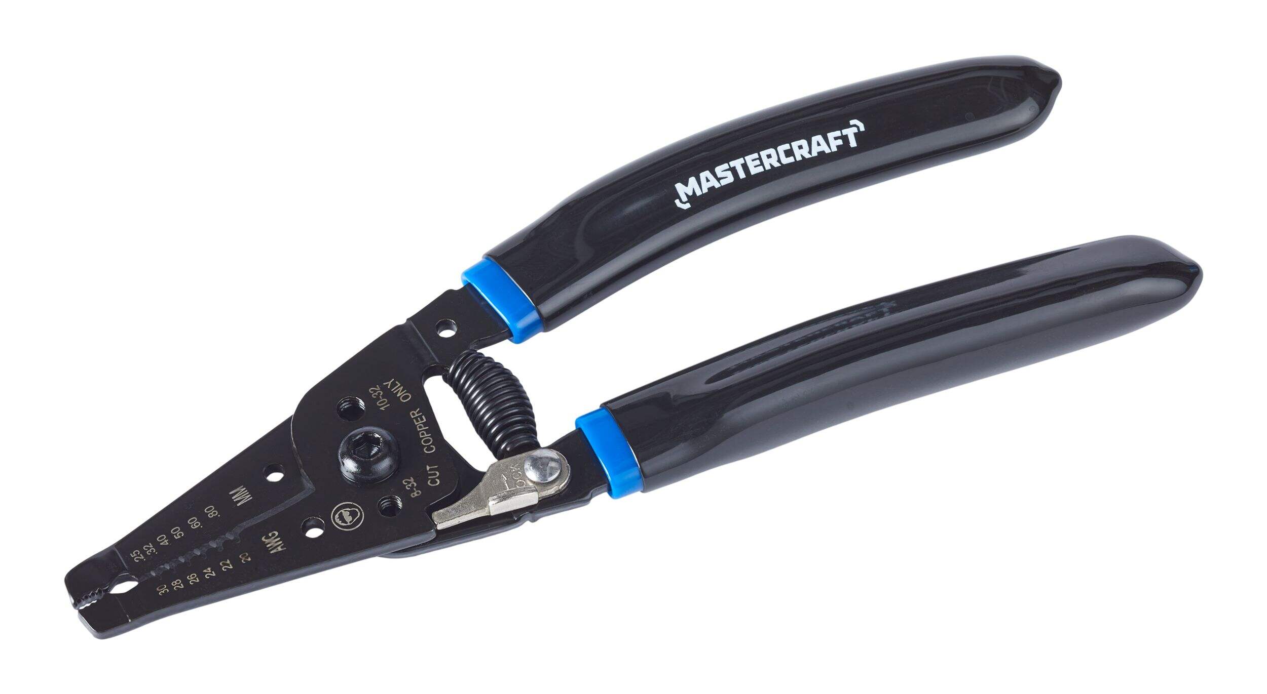 Mastercraft 20-30 Gauge Wire Stripper, Comfort Grip Handles, High ...