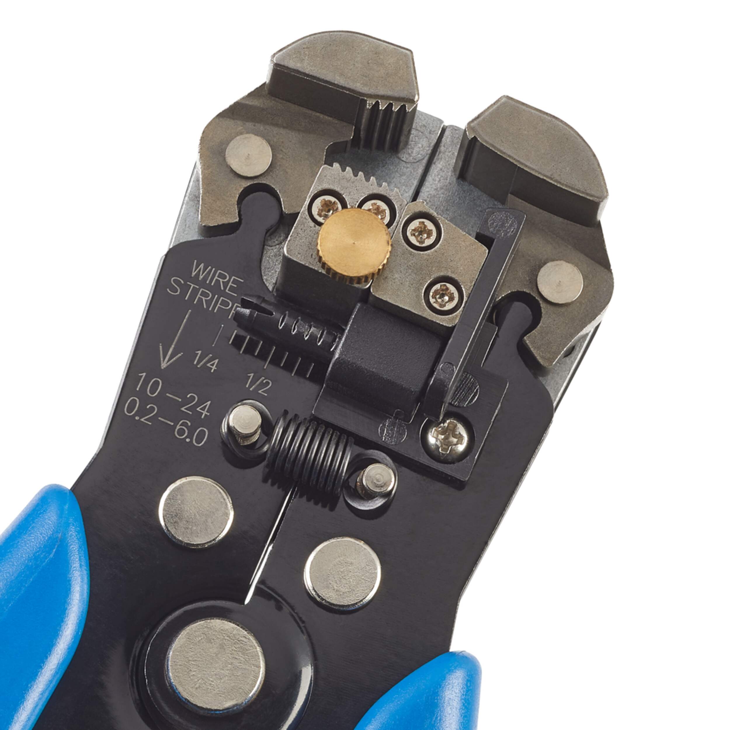 Mastercraft 10-22 Gauge Automatic Self-Adjusting Wire Stripper/Crimper ...