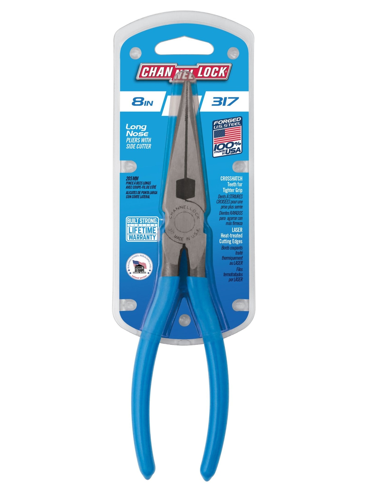 Channellock 317 Long Nose Pliers with Side Cutter 8 in Canadian Tire