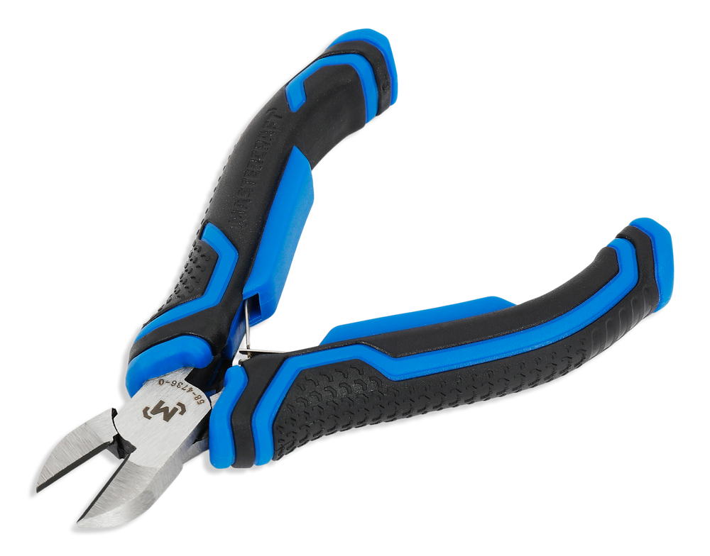 Mastercraft Mini Diagonal Cutting Pliers, Comfort Grip, Micro Chrome ...