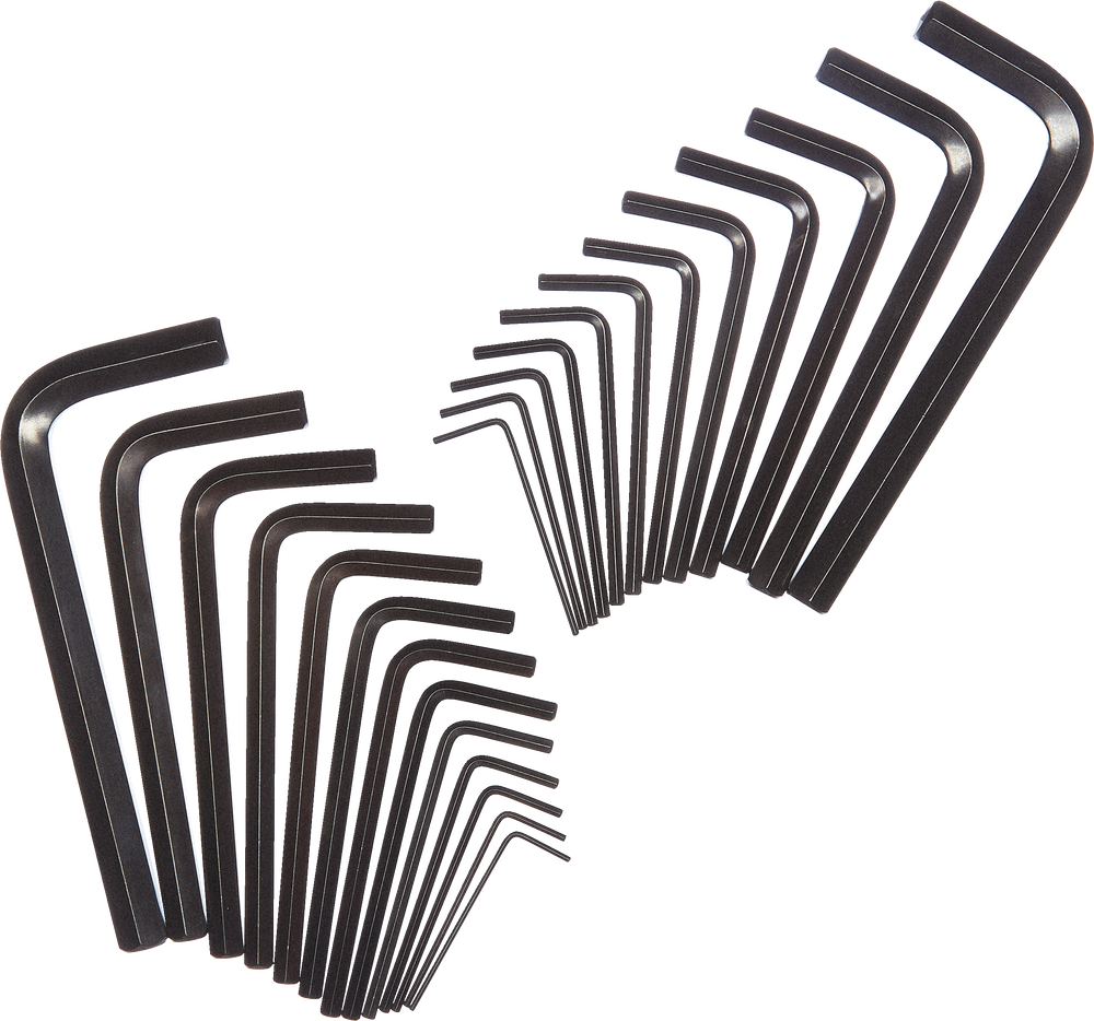 Mastercraft SAE/Metric Short Hex Key Set/Allen Wrench Set, Rust ...